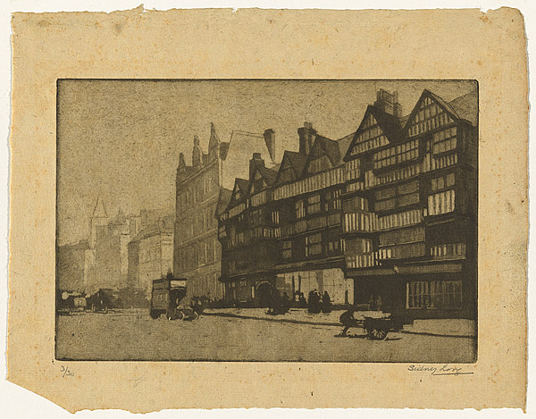Staples Inn, Holborn (1919 – c.1919) by Sydney Long (1871–1955 ...